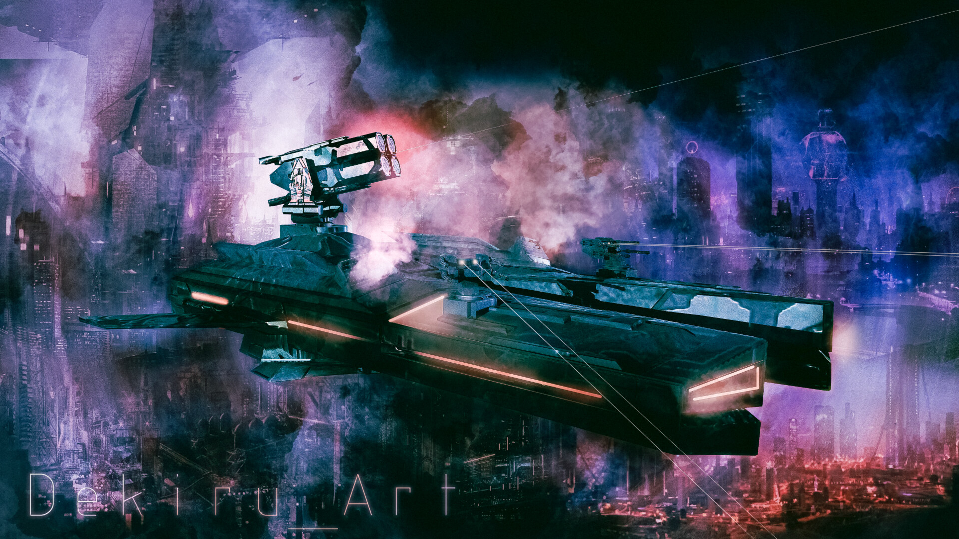 ArtStation - Art for the project "Drone attack"