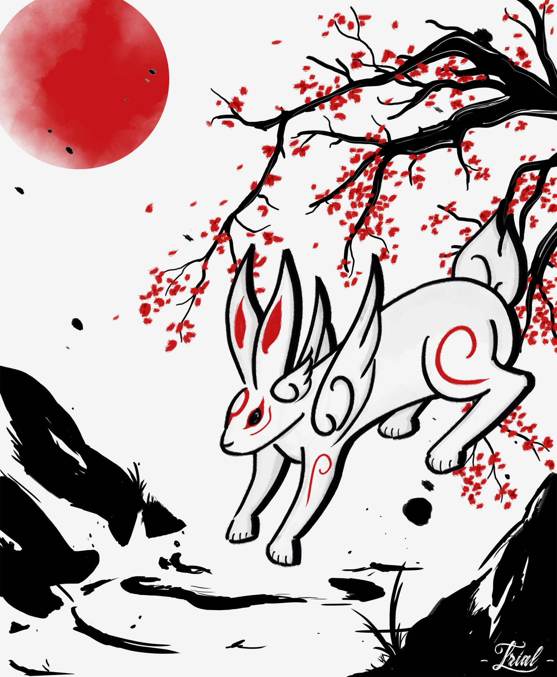 ArtStation - The MoonRabbit Legend