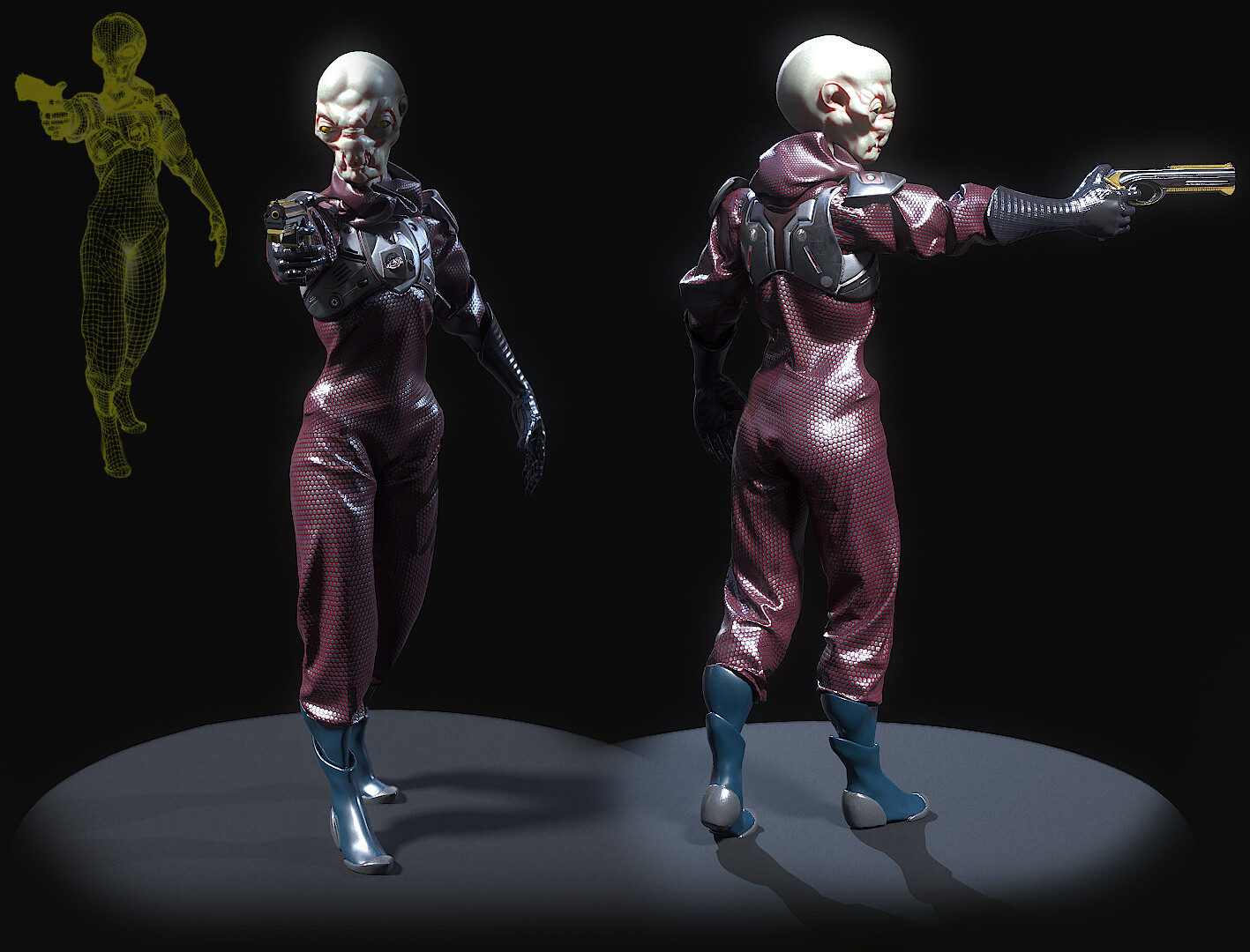 ArtStation - Enemy-01 of my next game project