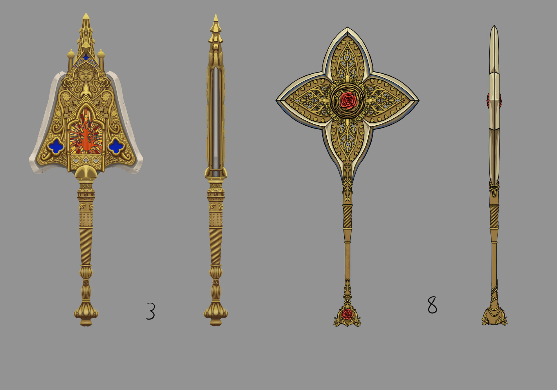ArtStation - Religious Sect Weapon Concepts