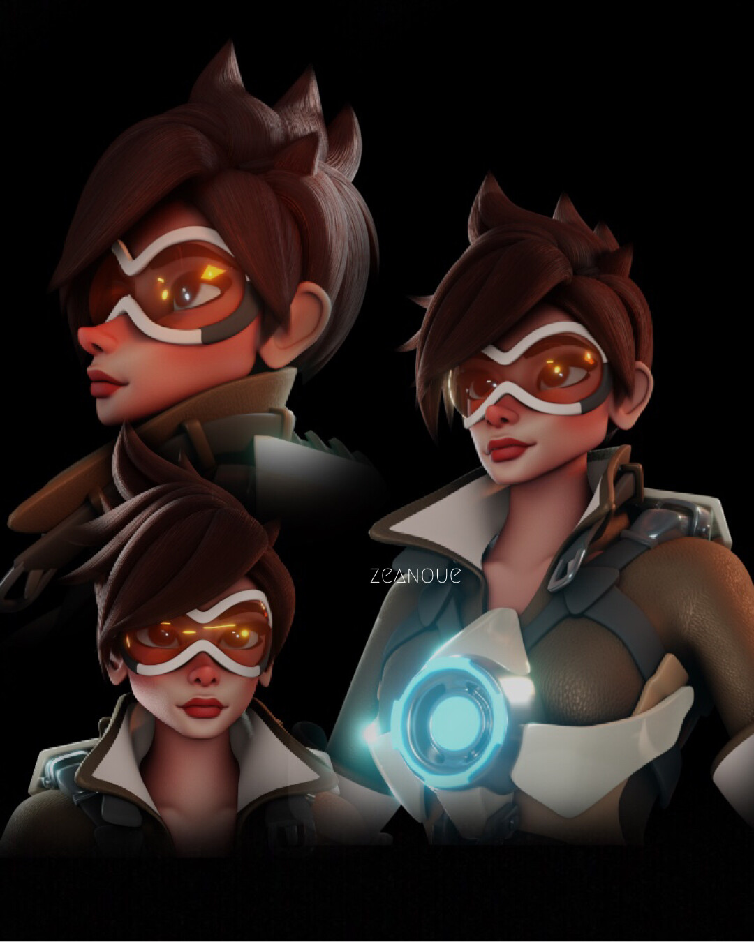 ArtStation - Tracer overwatch fanart