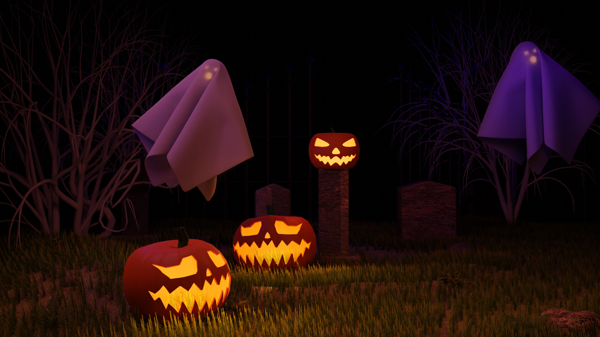 ArtStation - Halloween 3d