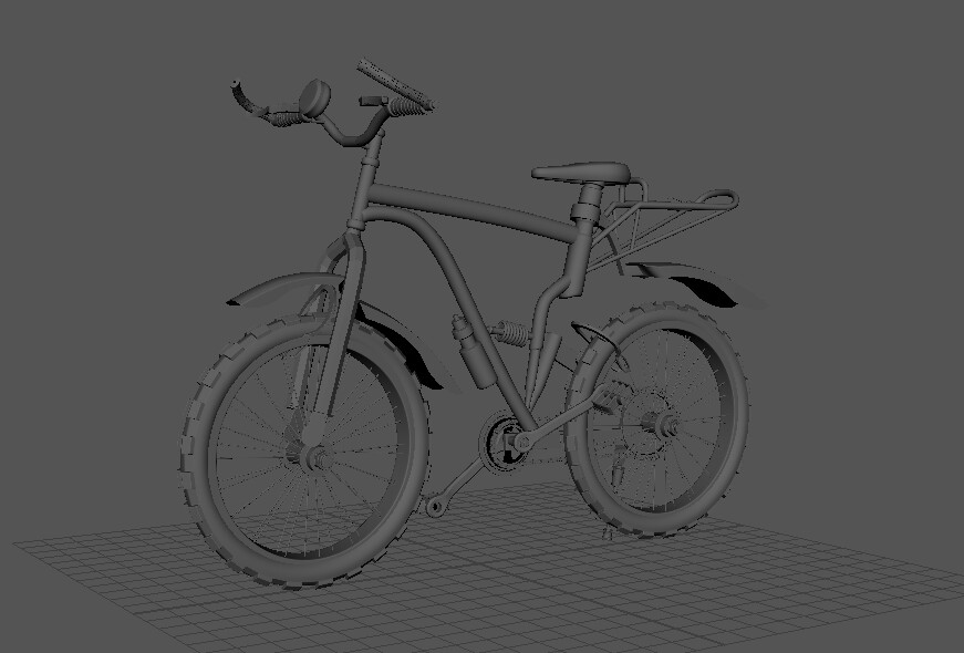 Piyali Chakraborty - Cycle 3D CGI Model