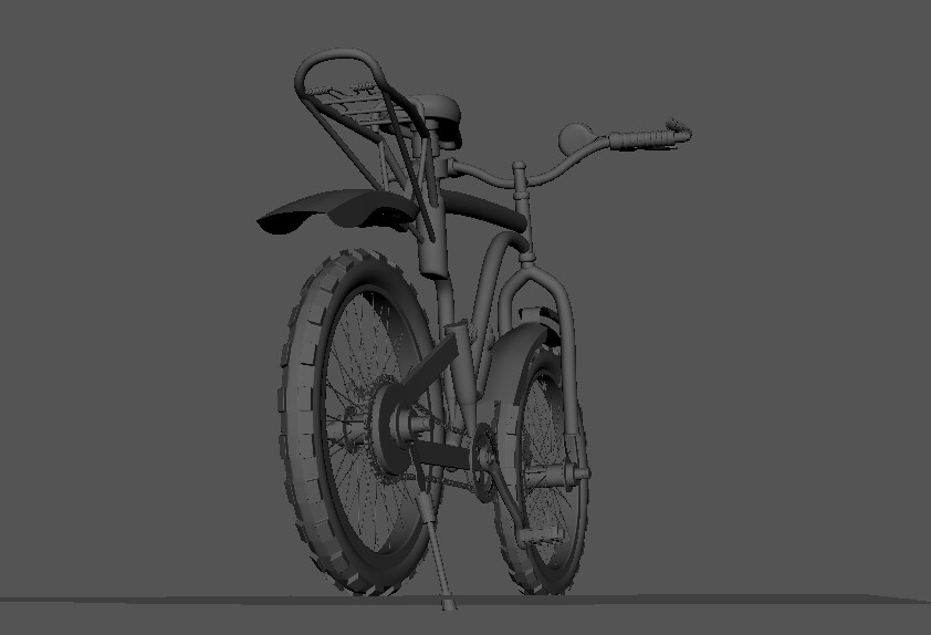 Piyali Chakraborty - Cycle 3D CGI Model