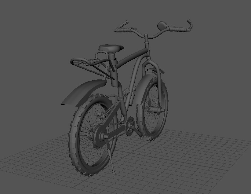 Piyali Chakraborty - Cycle 3D CGI Model