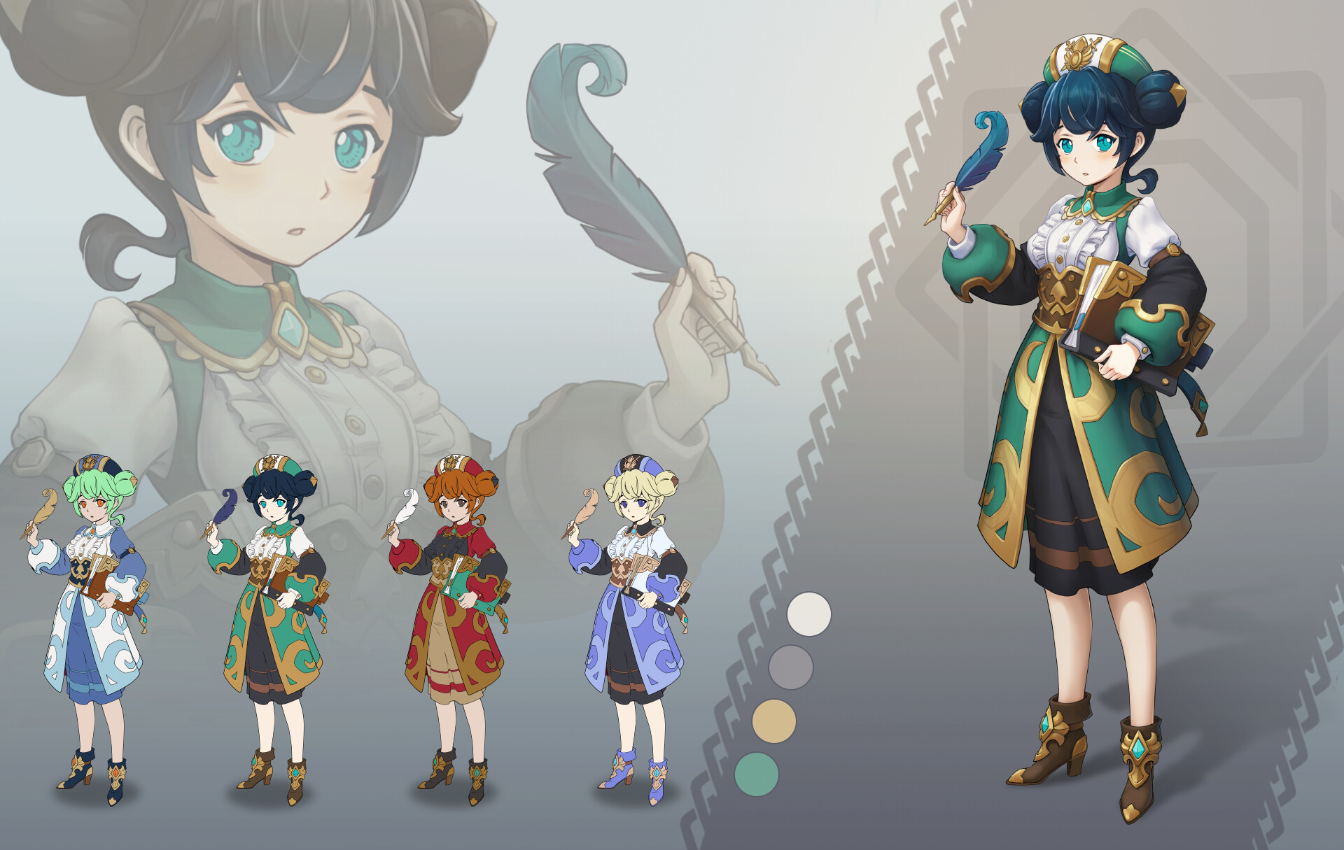 ArtStation - 2D Anime Character