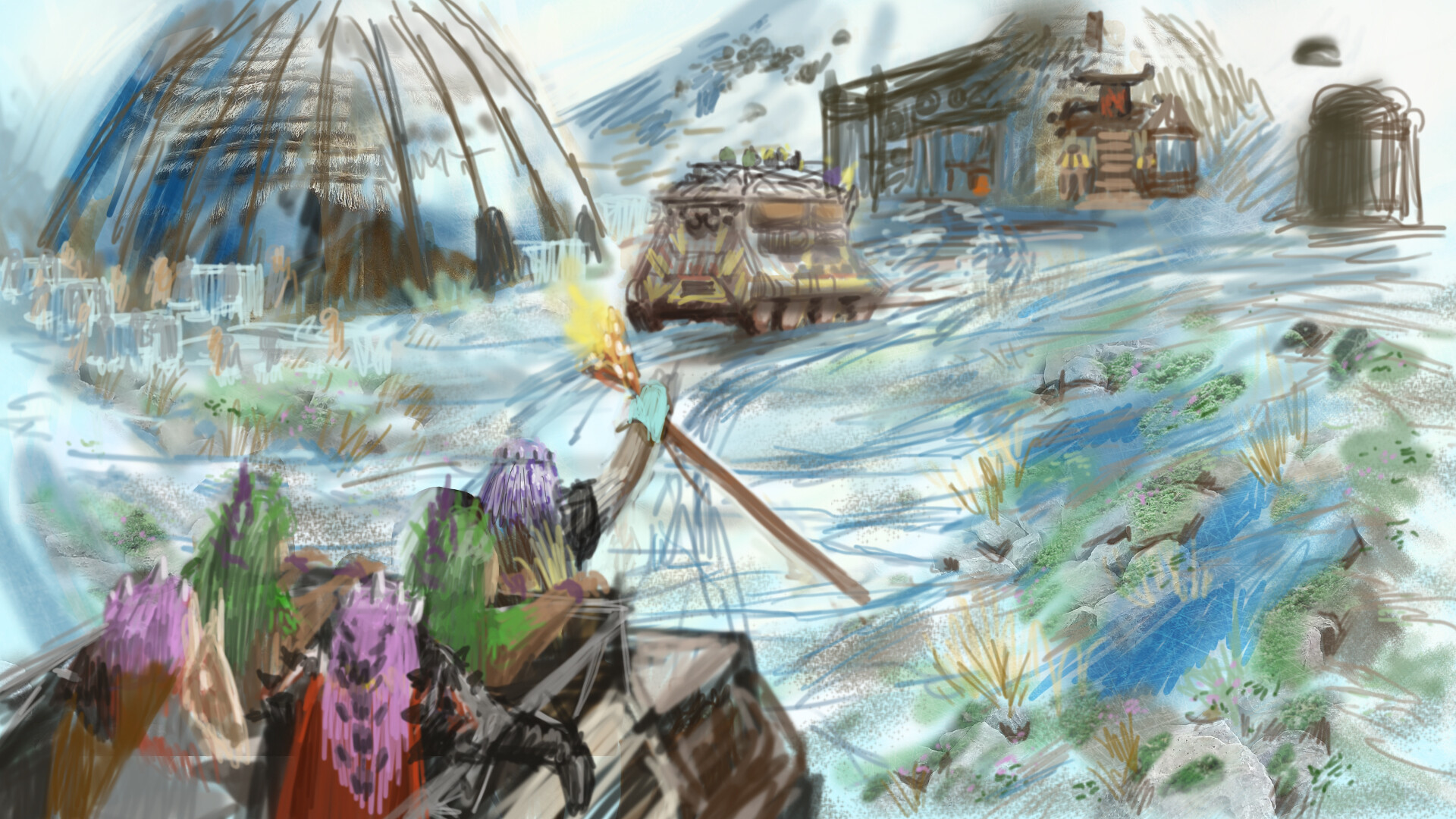 ArtStation - Arctic Camp