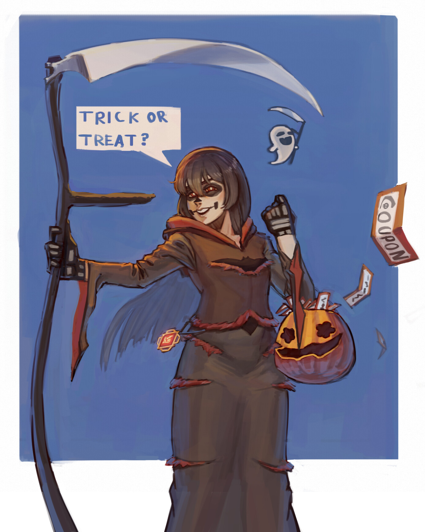 ArtStation - Halloween Hu Tao - Genshin Impact