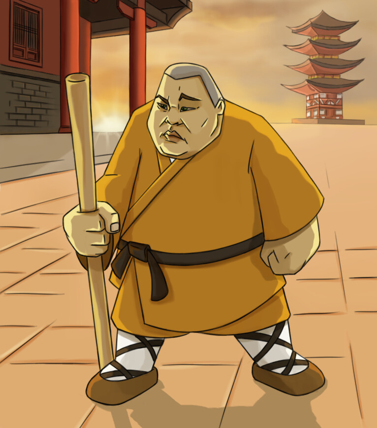 ArtStation - Shaolin monk