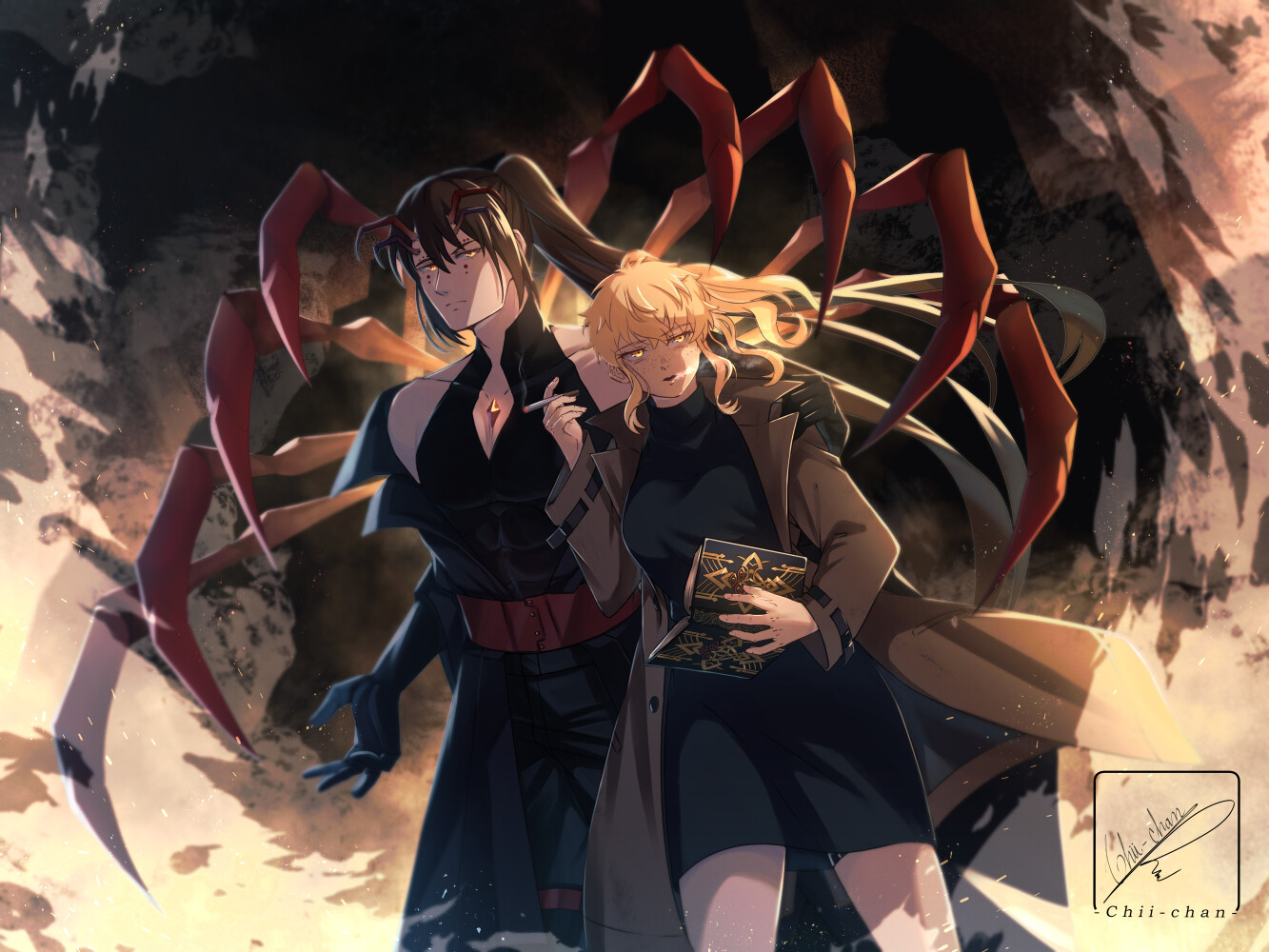 ArtStation - Detective x Spider demon