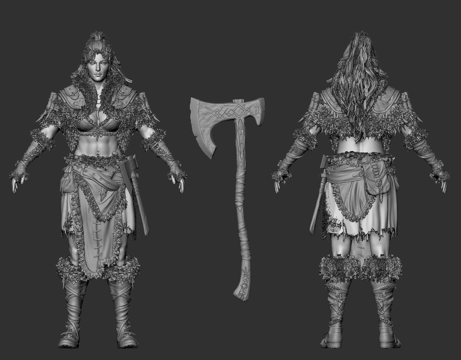hansol lee - Female barbarian