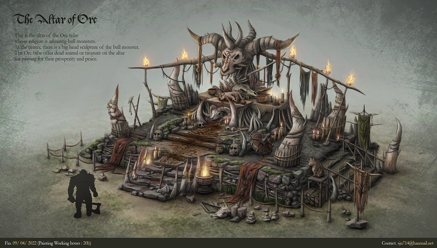 ArtStation - The Orc Altar