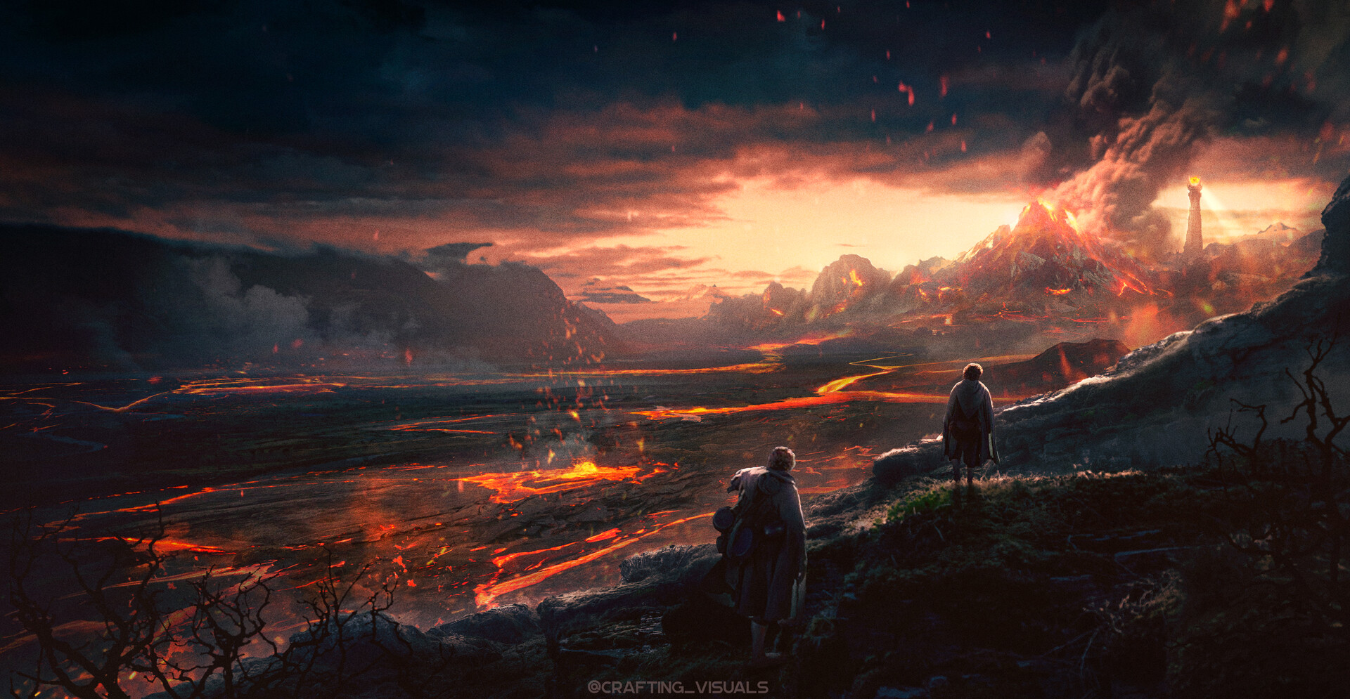 ArtStation - A trip to Mordor