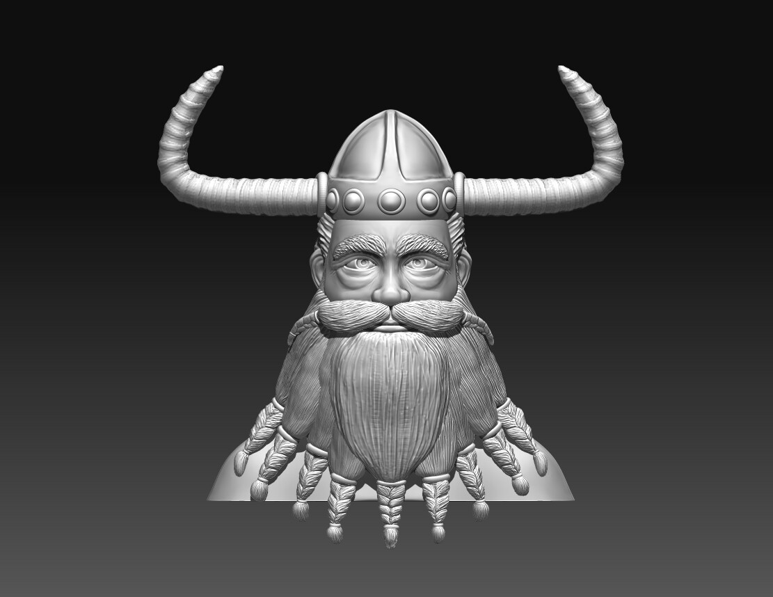 ArtStation - Viking Bust Sculpt