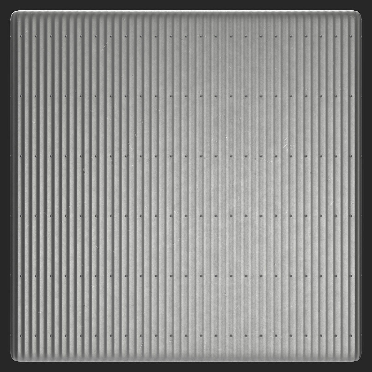 TextureCan - Wavy Corrugated Metal Plate with Rivets (FREE PBR Texture)