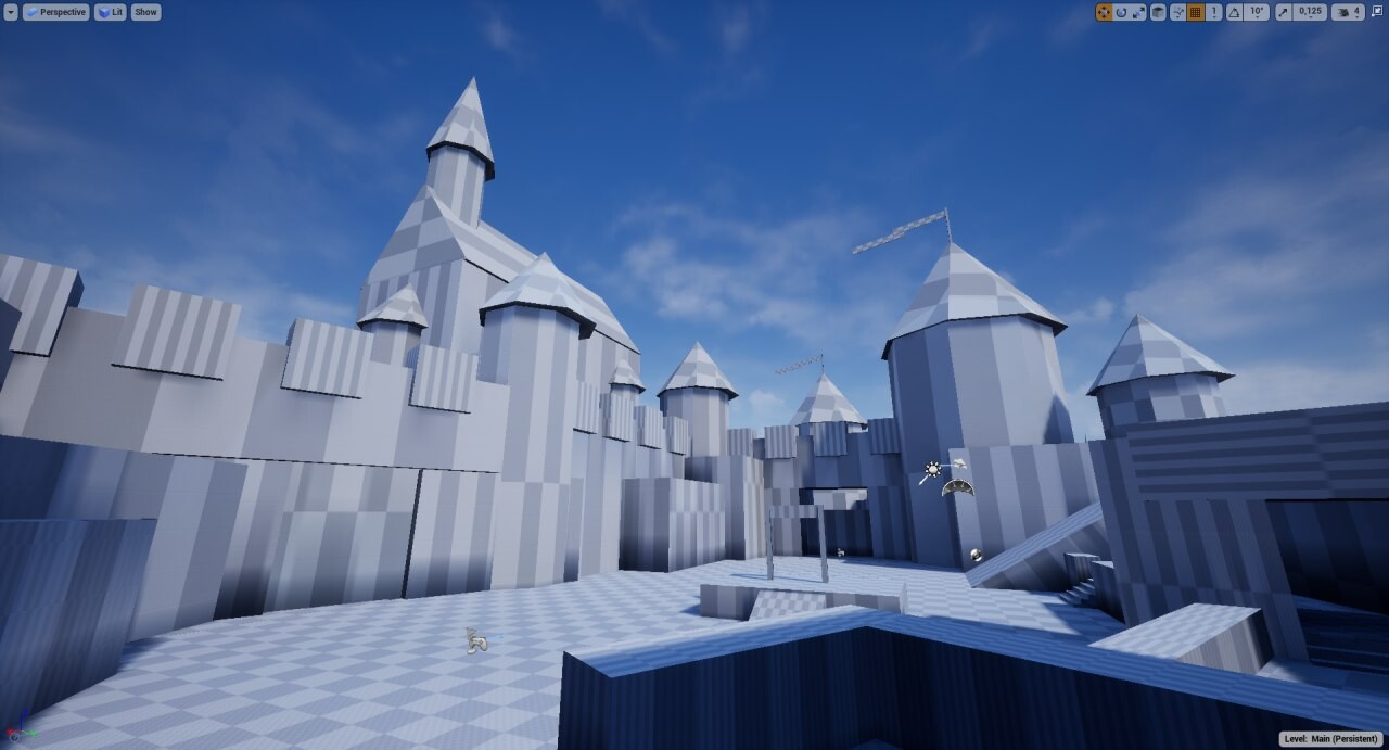 ArtStation - Medieval castle - level blockout (UE4)