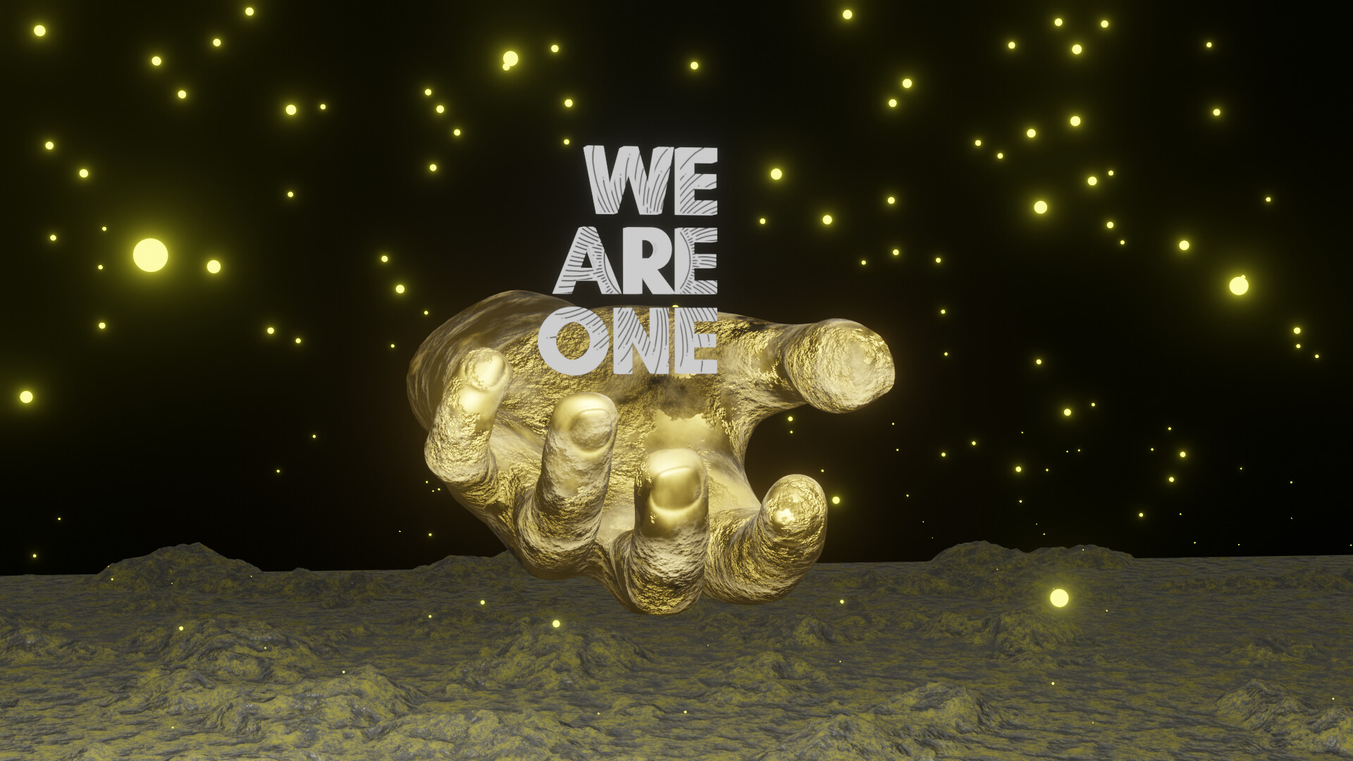 ArtStation - Golden Hand Artwork