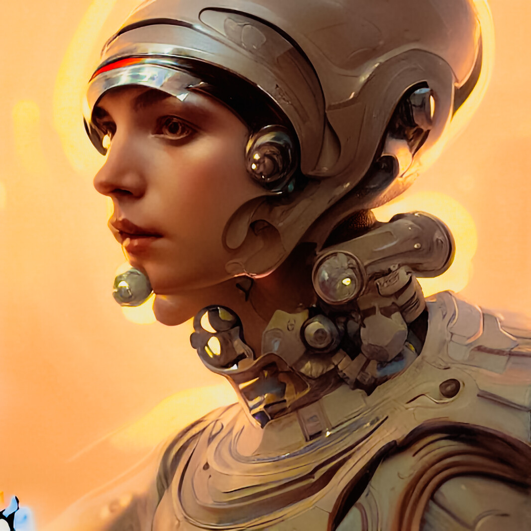 ArtStation - woman cyborg