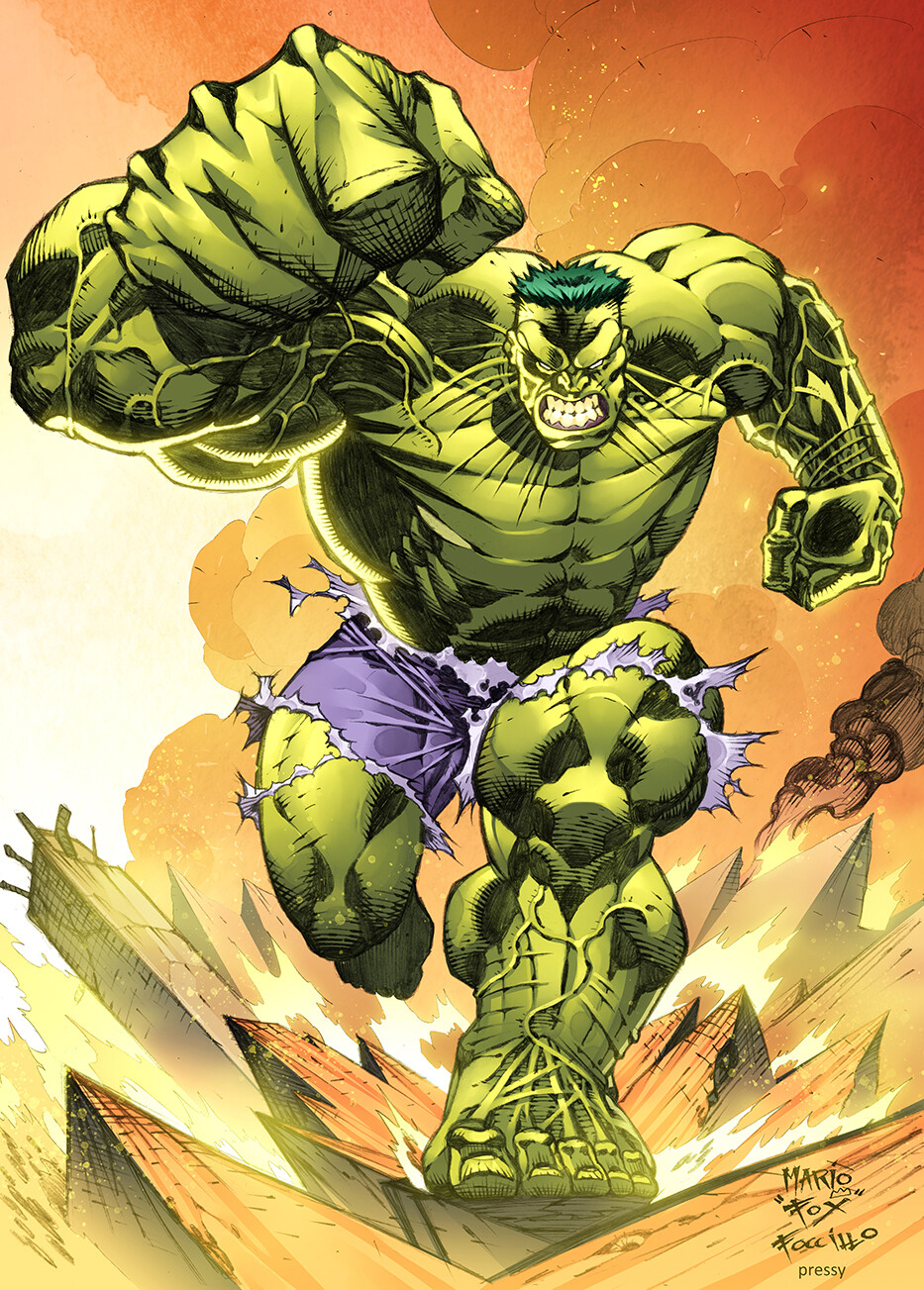 hulk comic artwork