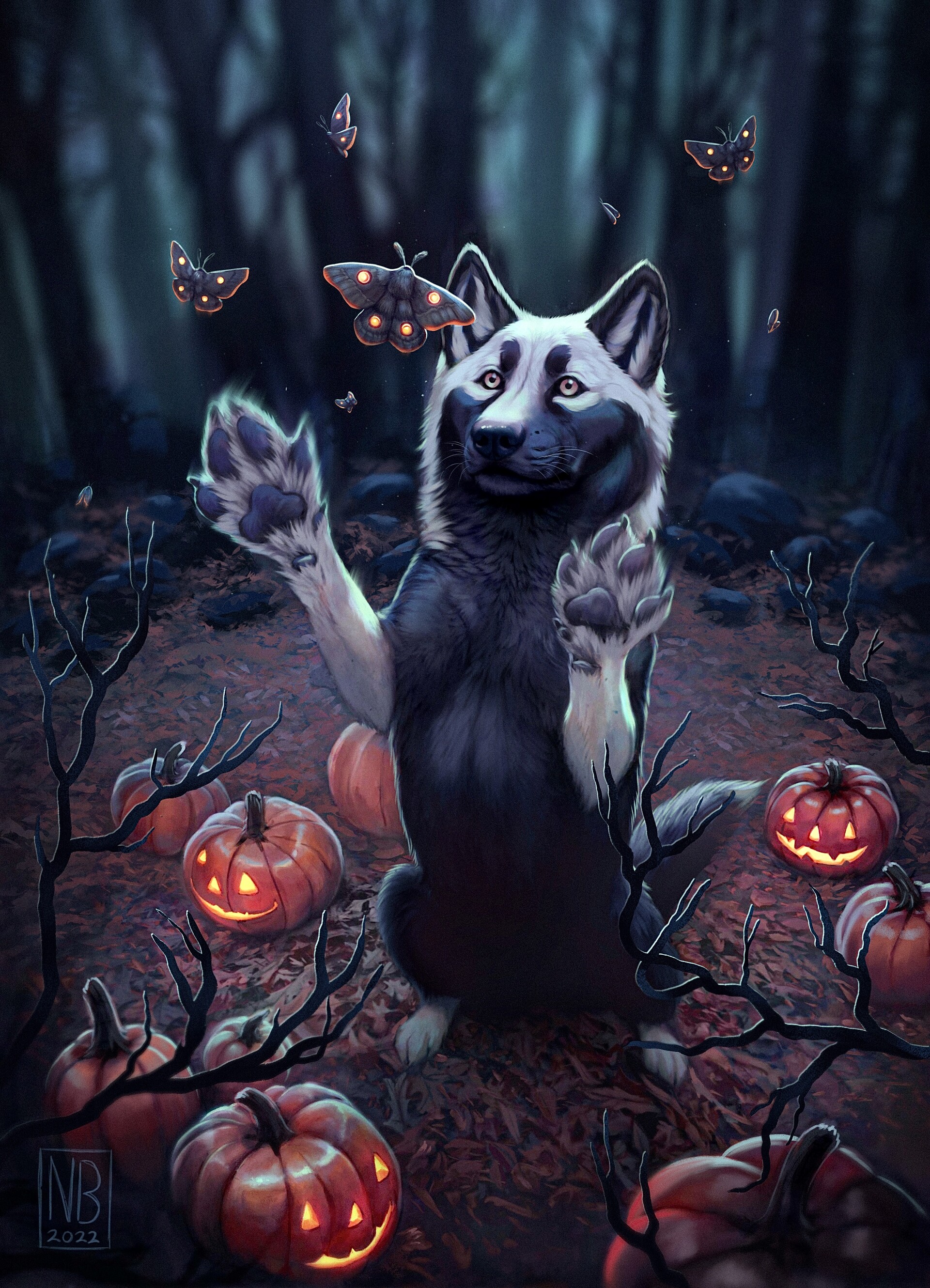 ArtStation - A Dark And Spooky Night