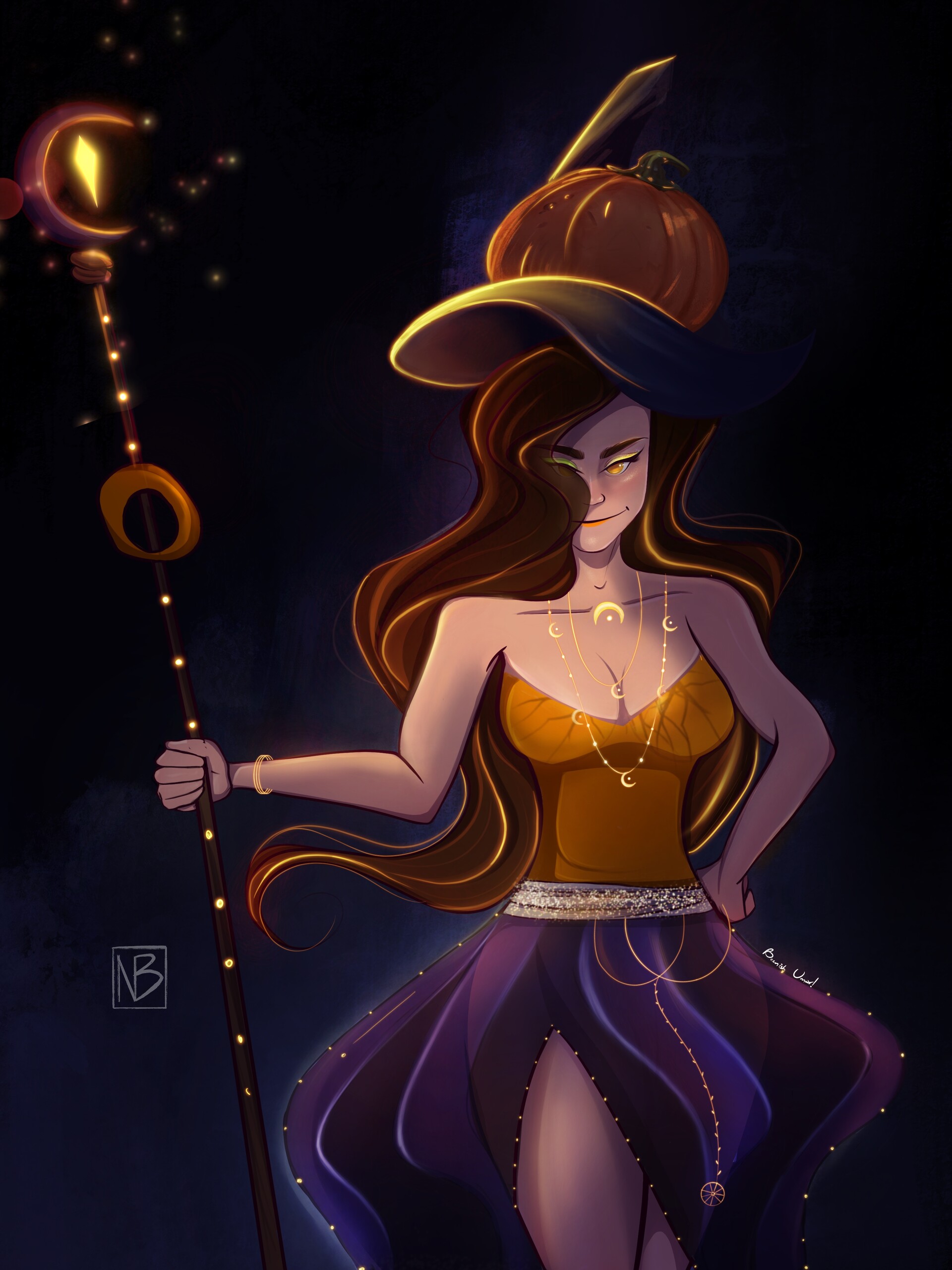 ArtStation - Spooky Ellie came to say HI🎃