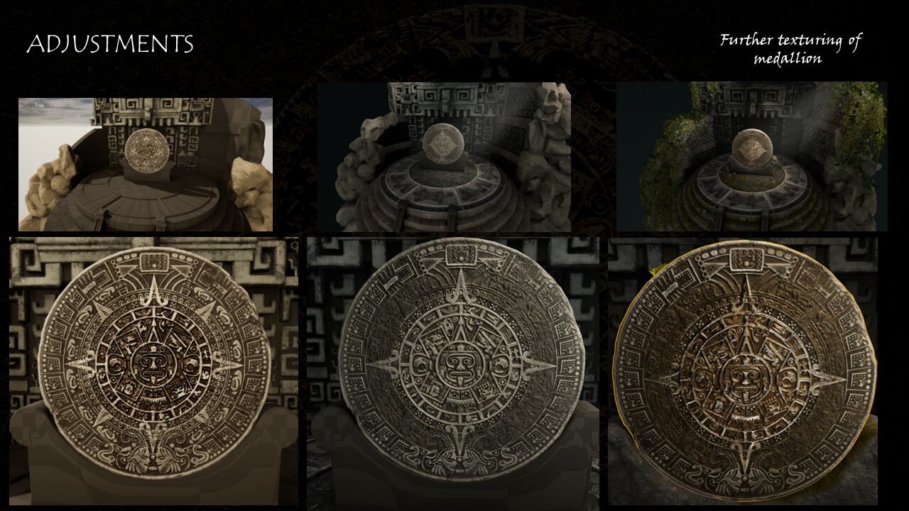 Klaudia Jeziorczak - The Mayan Curse - Aztec Diorama 3D Game Environment