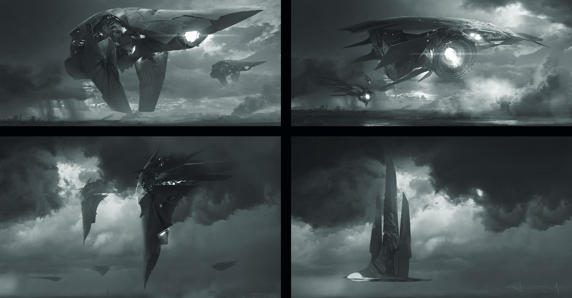 Roberto F. Castro - Dark Elves mothership