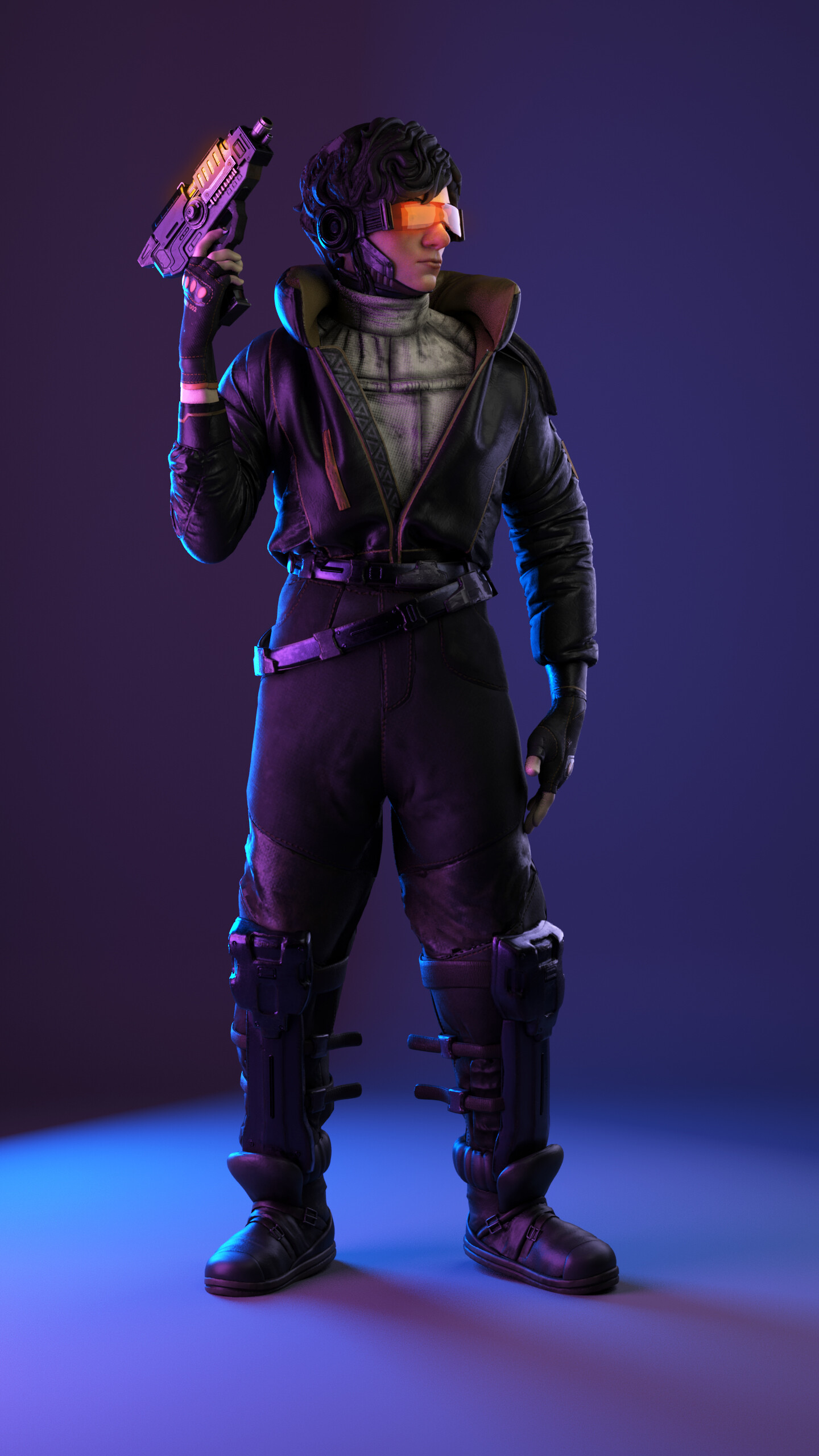 ArtStation - Cyberpunk guy