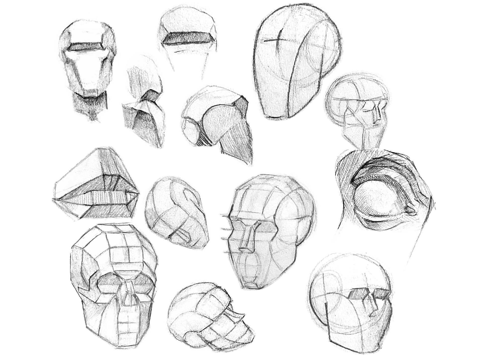 ArtStation - Planes of the Head