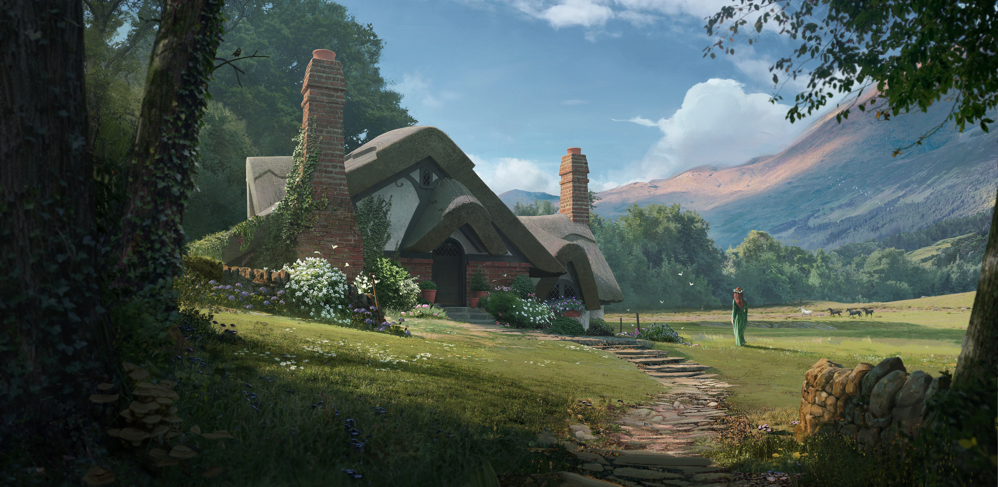Goldberry is Waiting, by Charlie Thorpe : r/ImaginaryDwellings