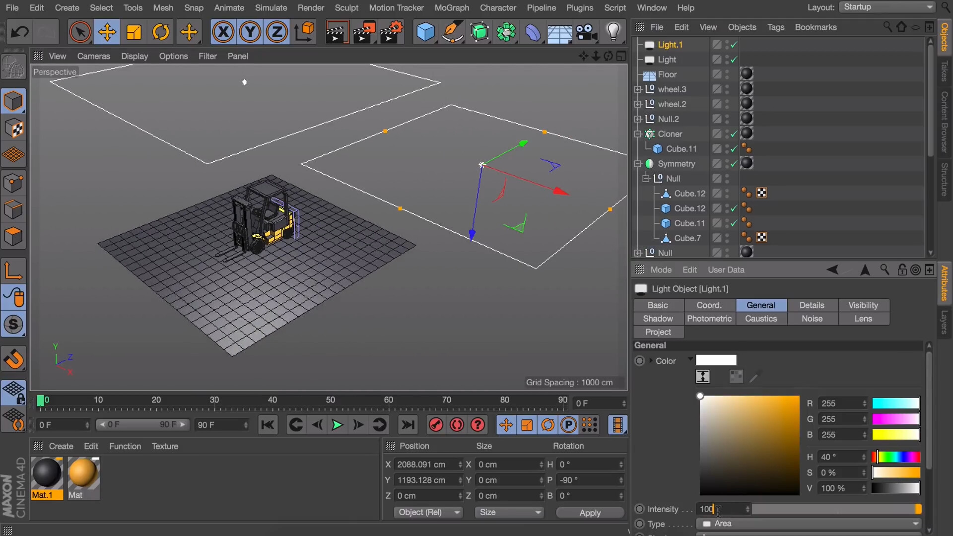 Mehdi sabil - Model & Animating a Forklift