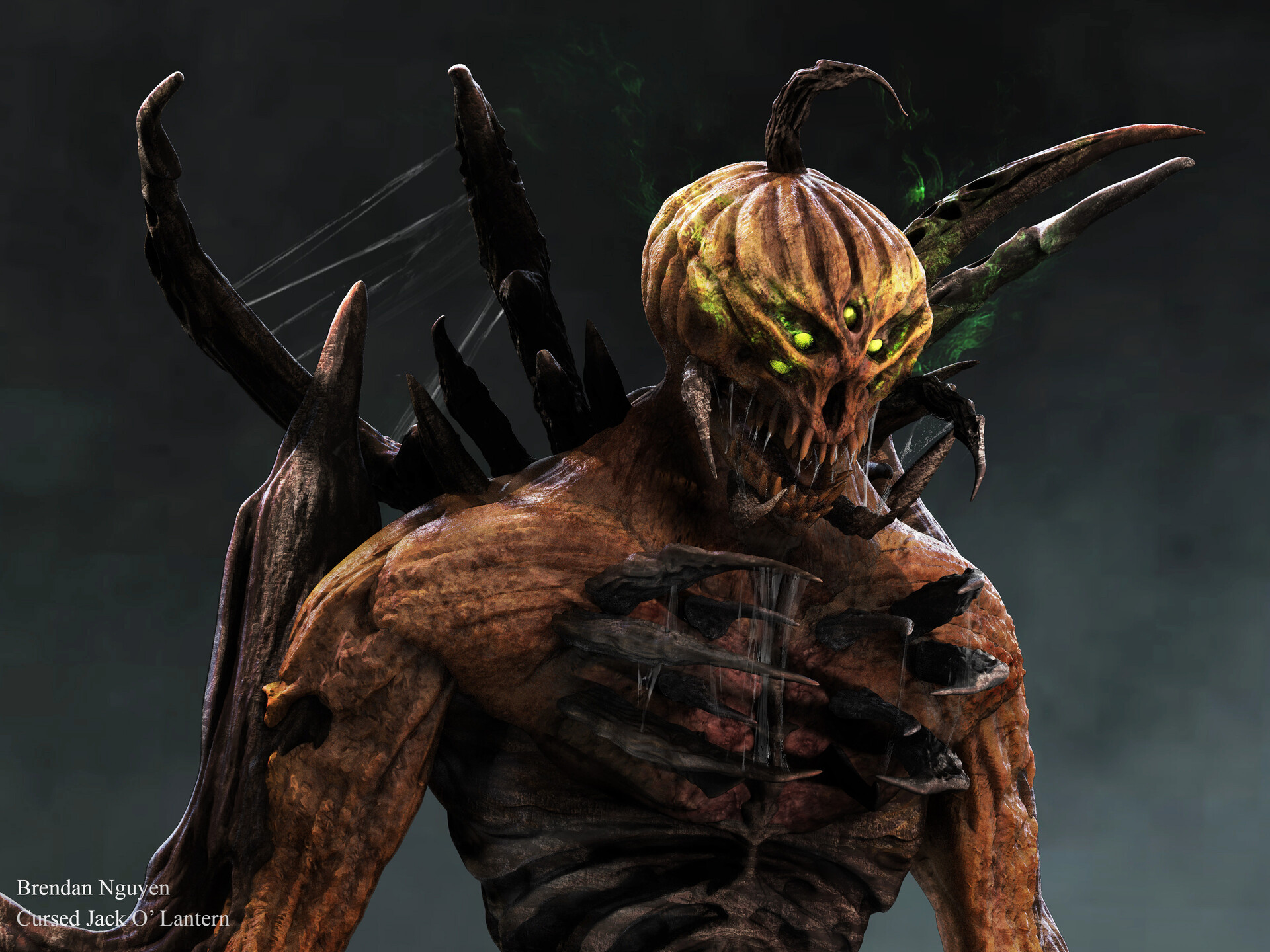 ArtStation - Cursed Jack O' Lantern