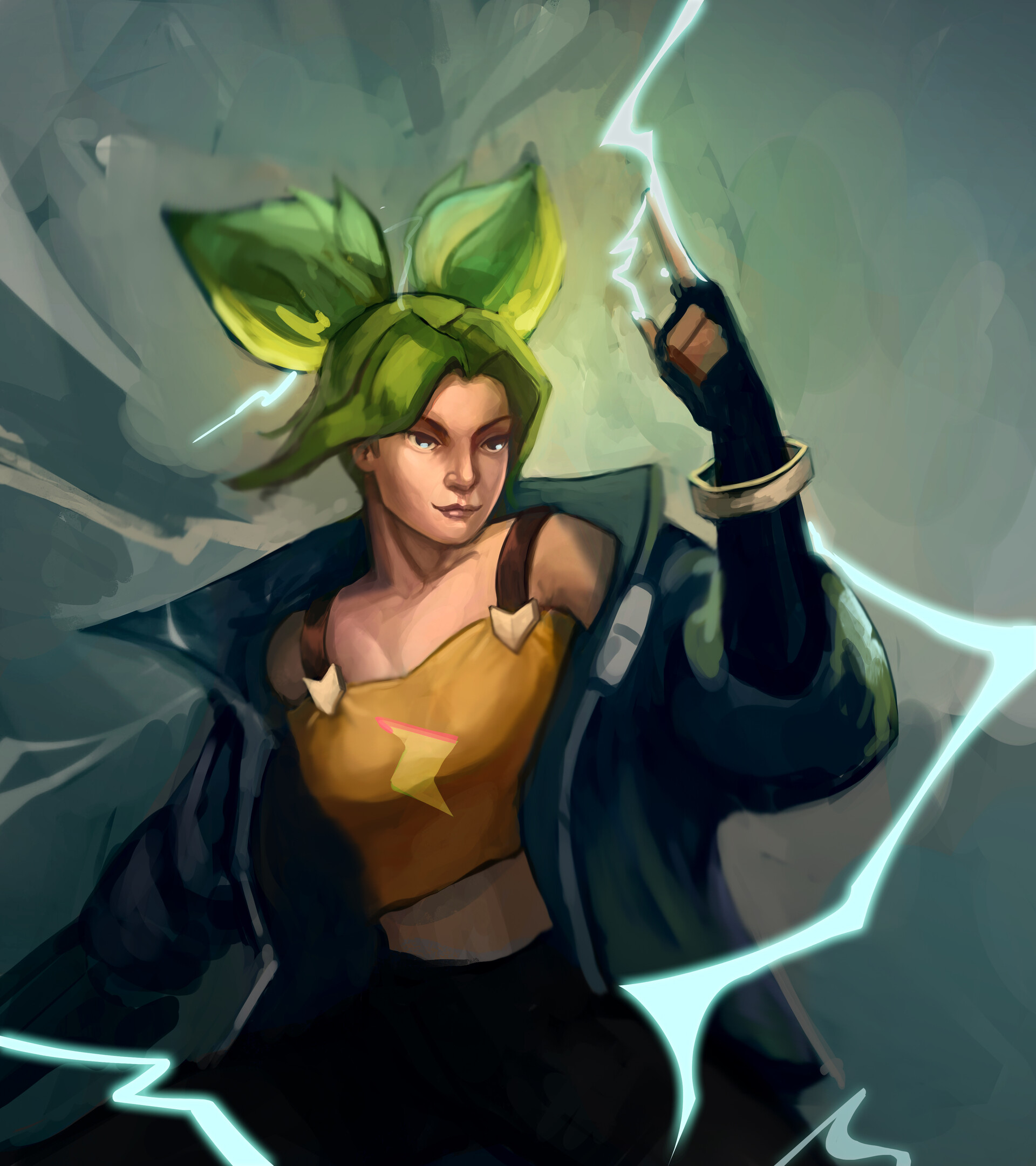 ArtStation - Zeri - The Spark of Zaun fan art