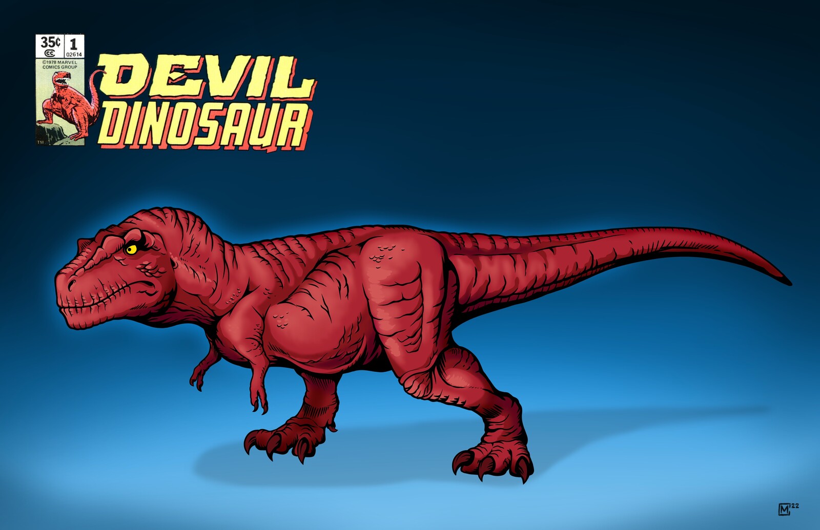 Mike Correia - Devil Dinosaur Redesign