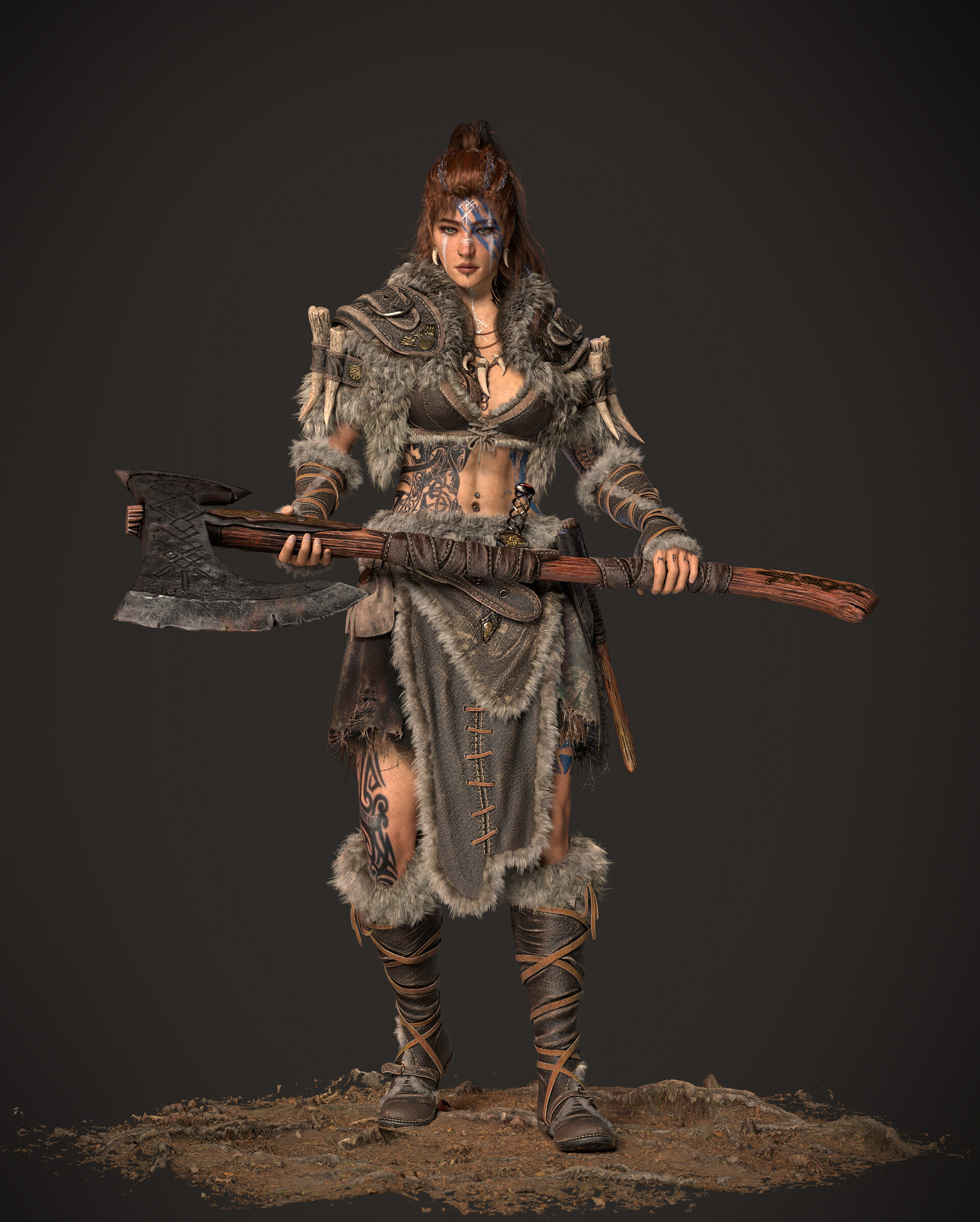 hansol lee - Female barbarian