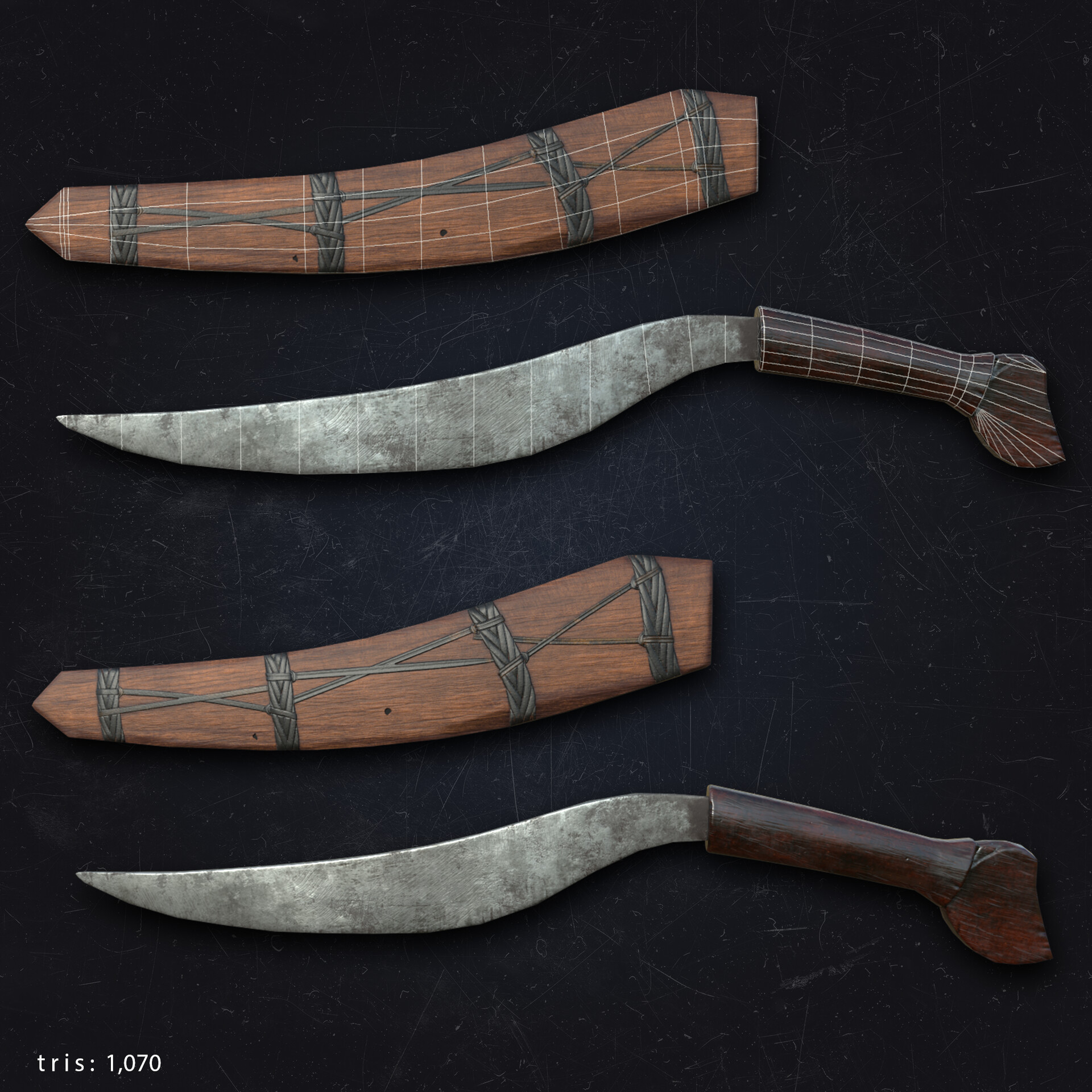 ArtStation - Antique Bolo Knife