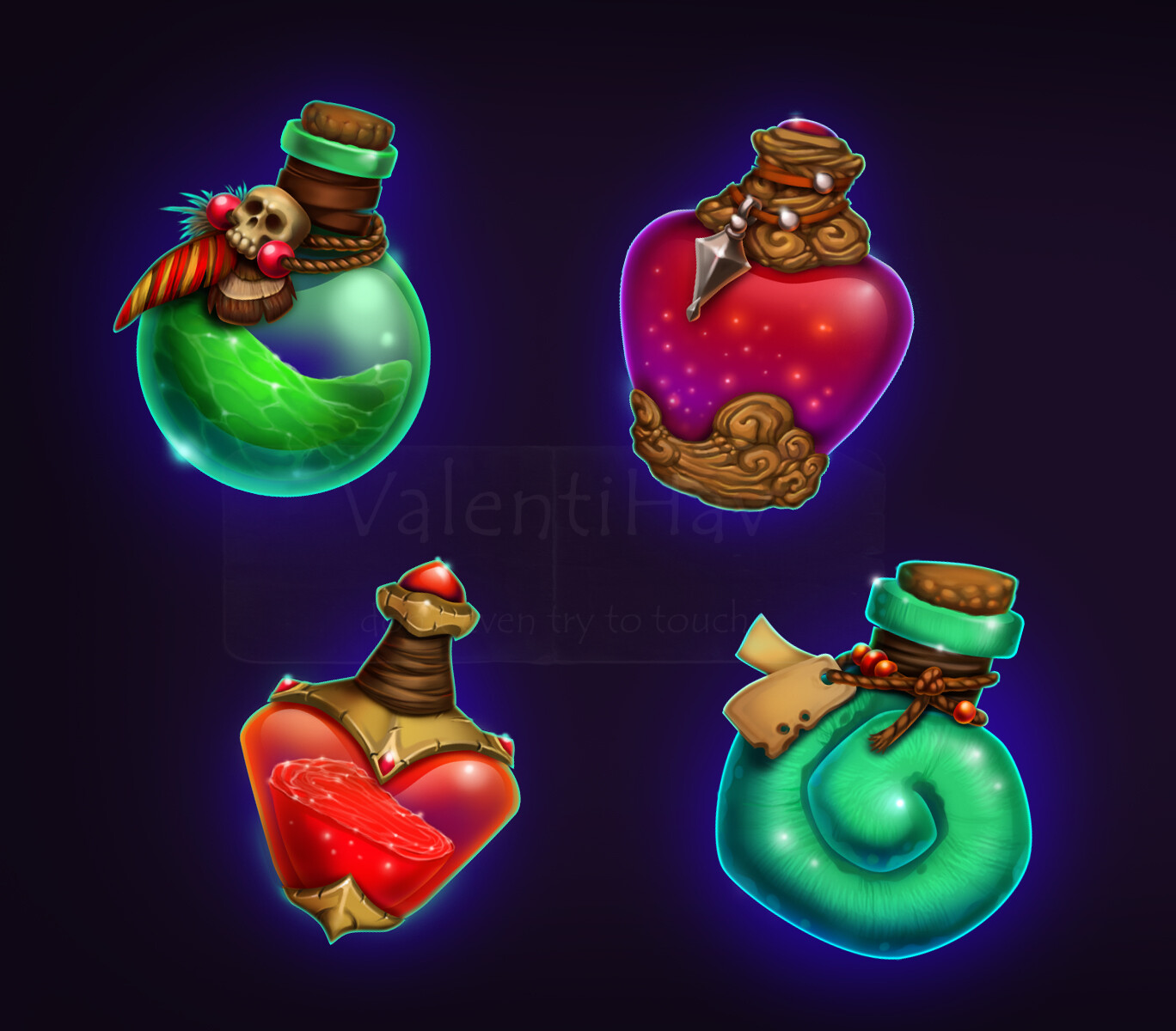 ArtStation - Magic Bottles