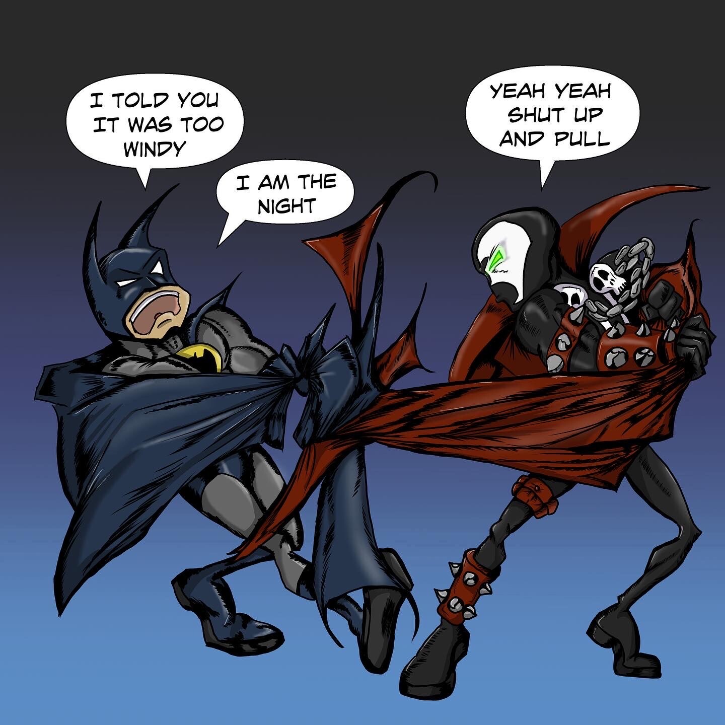 ArtStation - Batman & Spawn tango