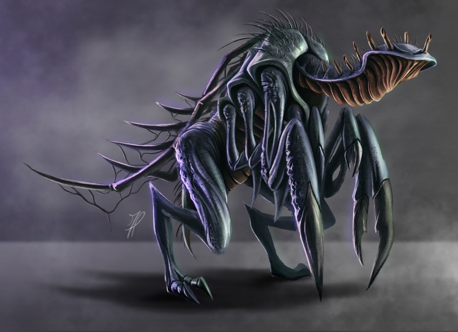 ArtStation - MI-GO the fungi of Yuggoth