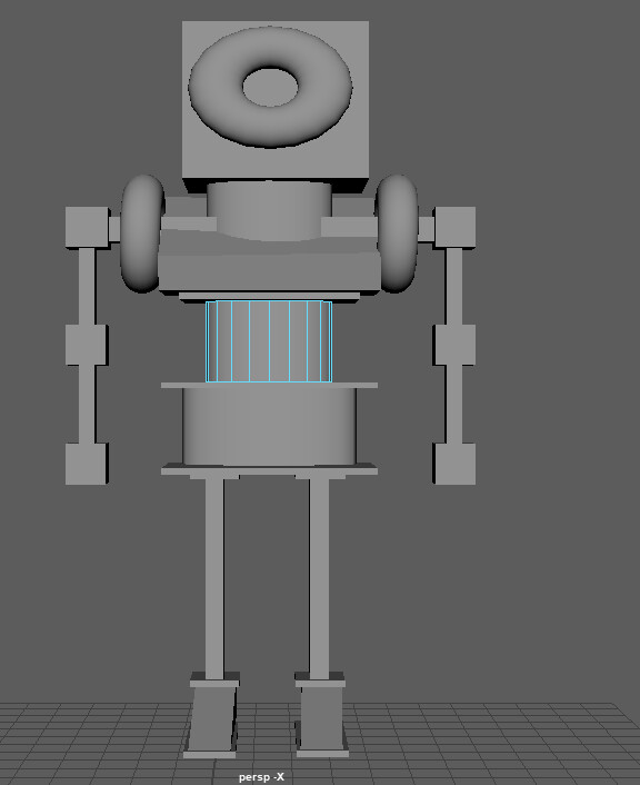 ArtStation - Basic Robot Model (First Attempt at using Maya)