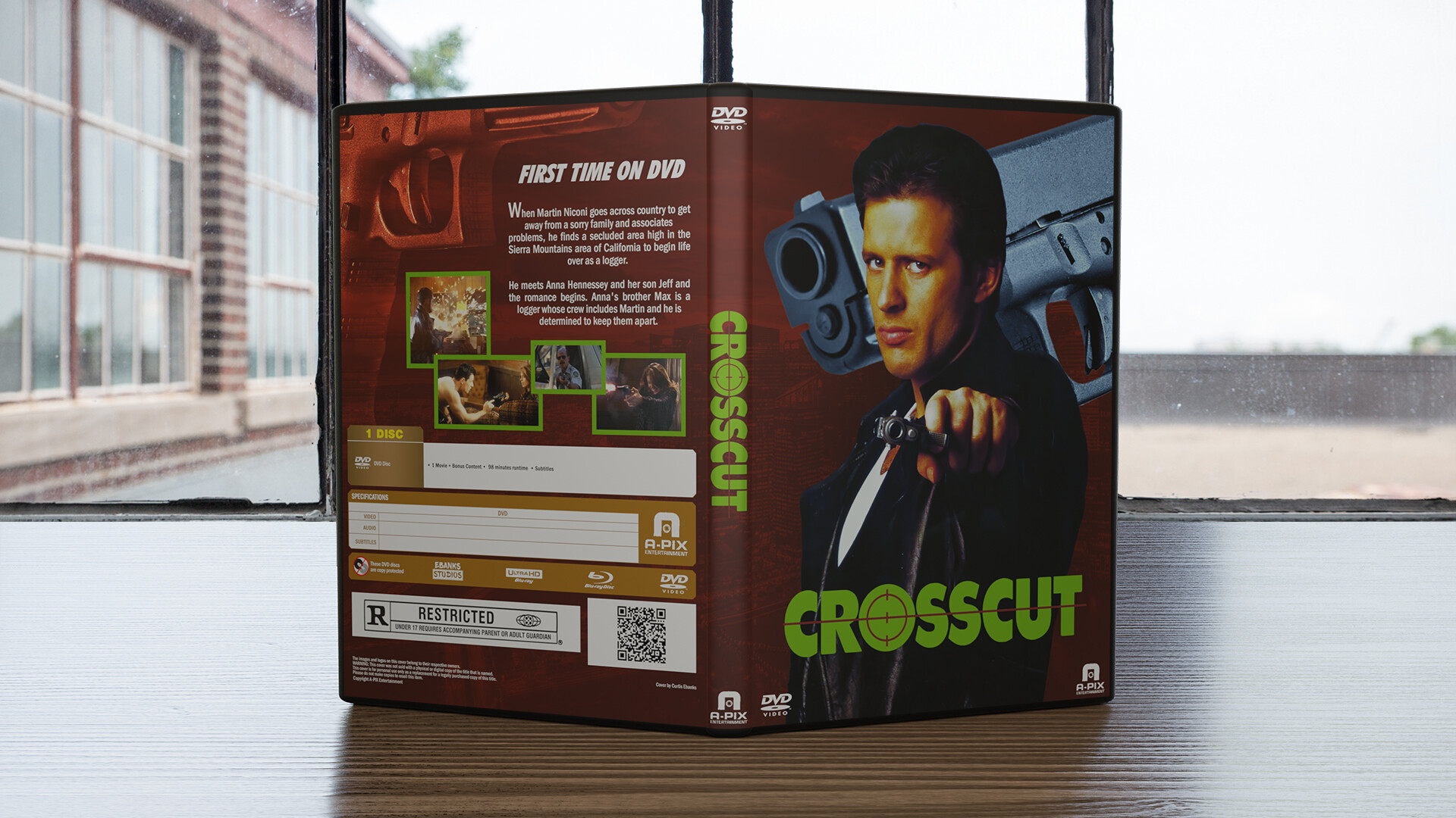 ArtStation - Crosscut (1995) Custom DVD Cover