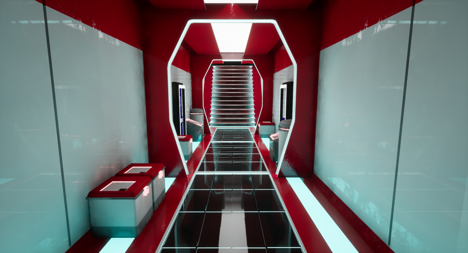 ArtStation - Sci-Fi Hallway