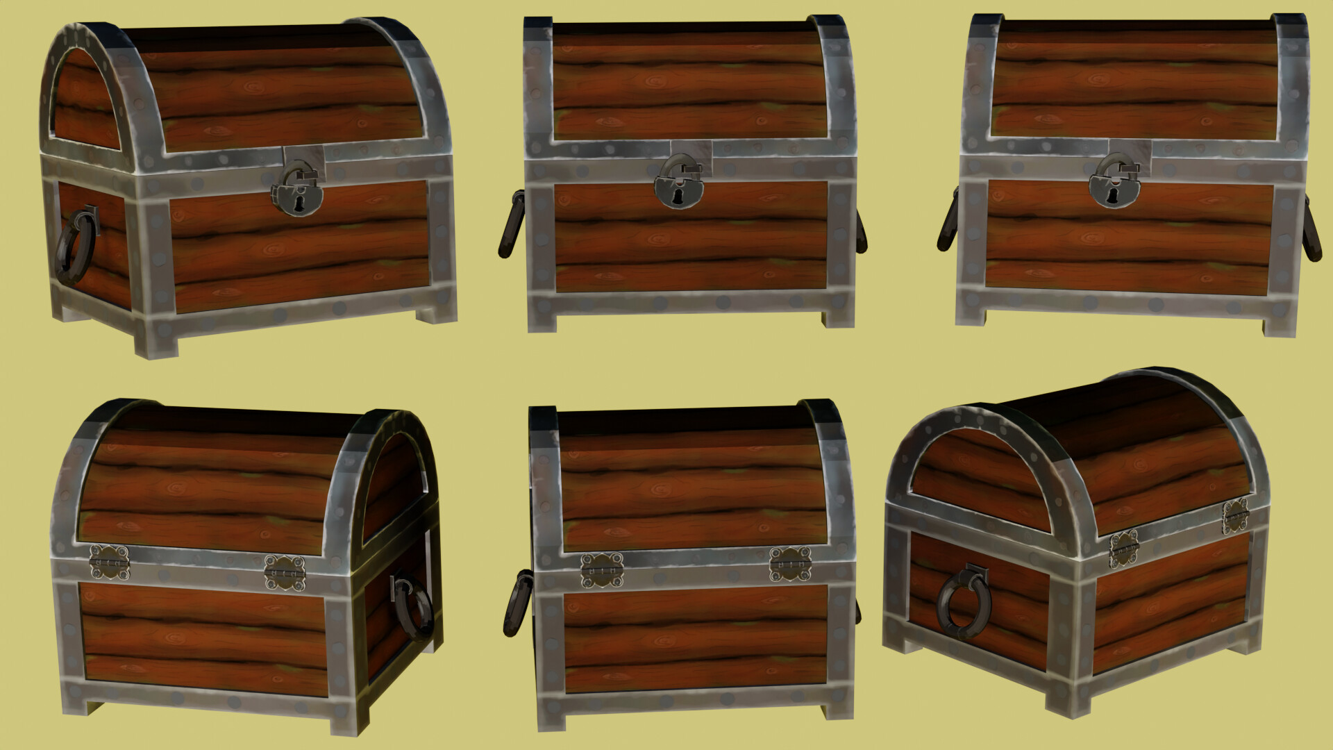 ArtStation - Stylised Treasure Chest