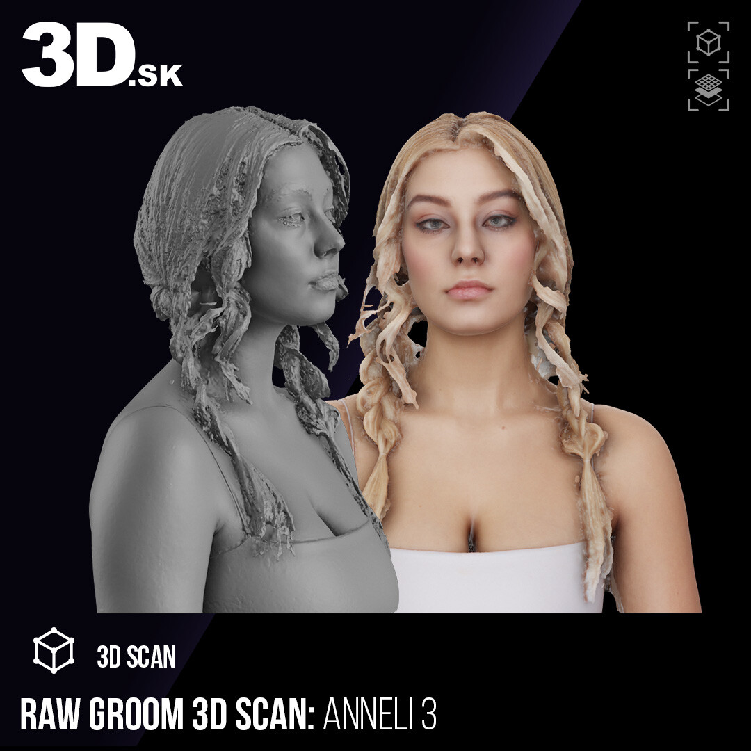 3D.SK - Raw Groom 3D Scans
