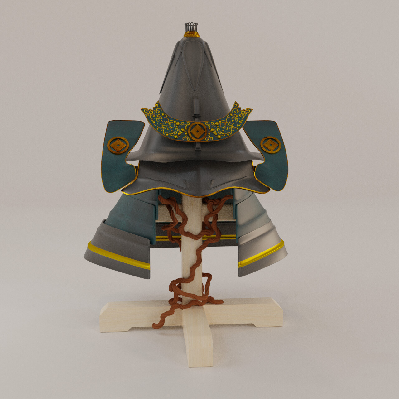 ArtStation - 0006- Samurai Kabuto