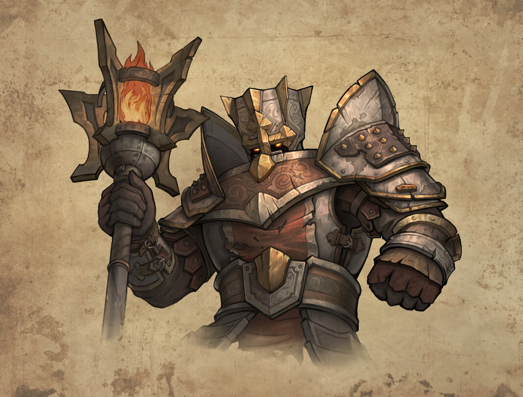 ArtStation - Paladin. Card Game Illustration