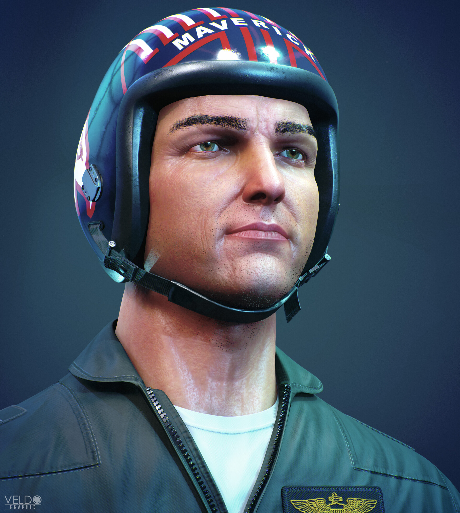 ArtStation - TOP GUN: MAVERICK / CAPT PETE MITCHELL aka Tom Cruise