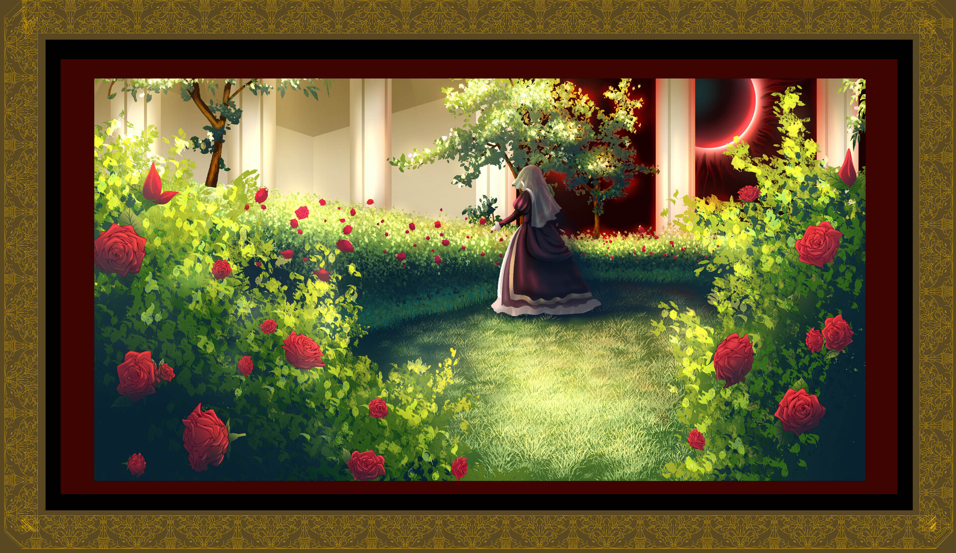 ArtStation - The Royal Rose Garden