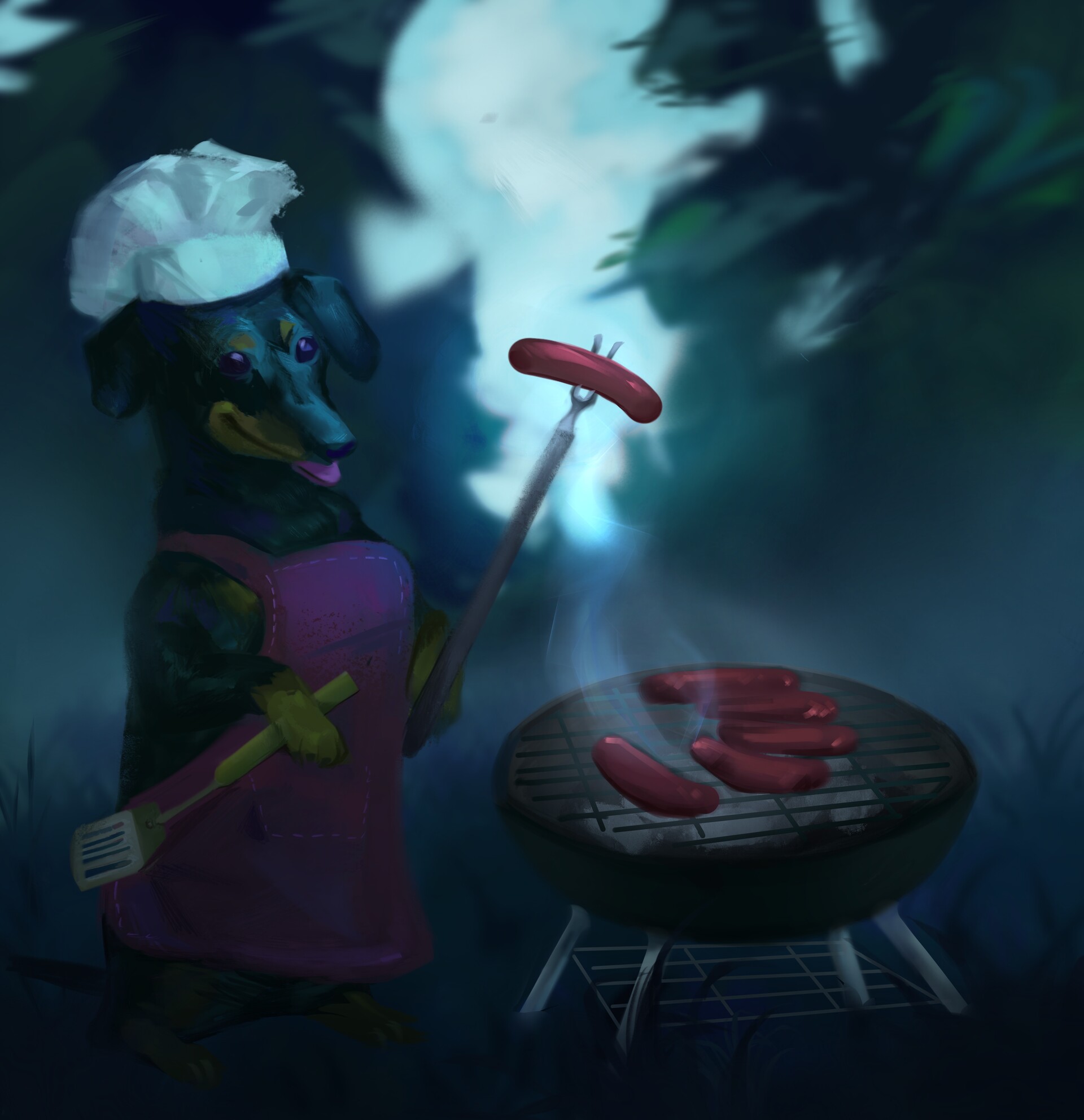 ArtStation - Bbq time