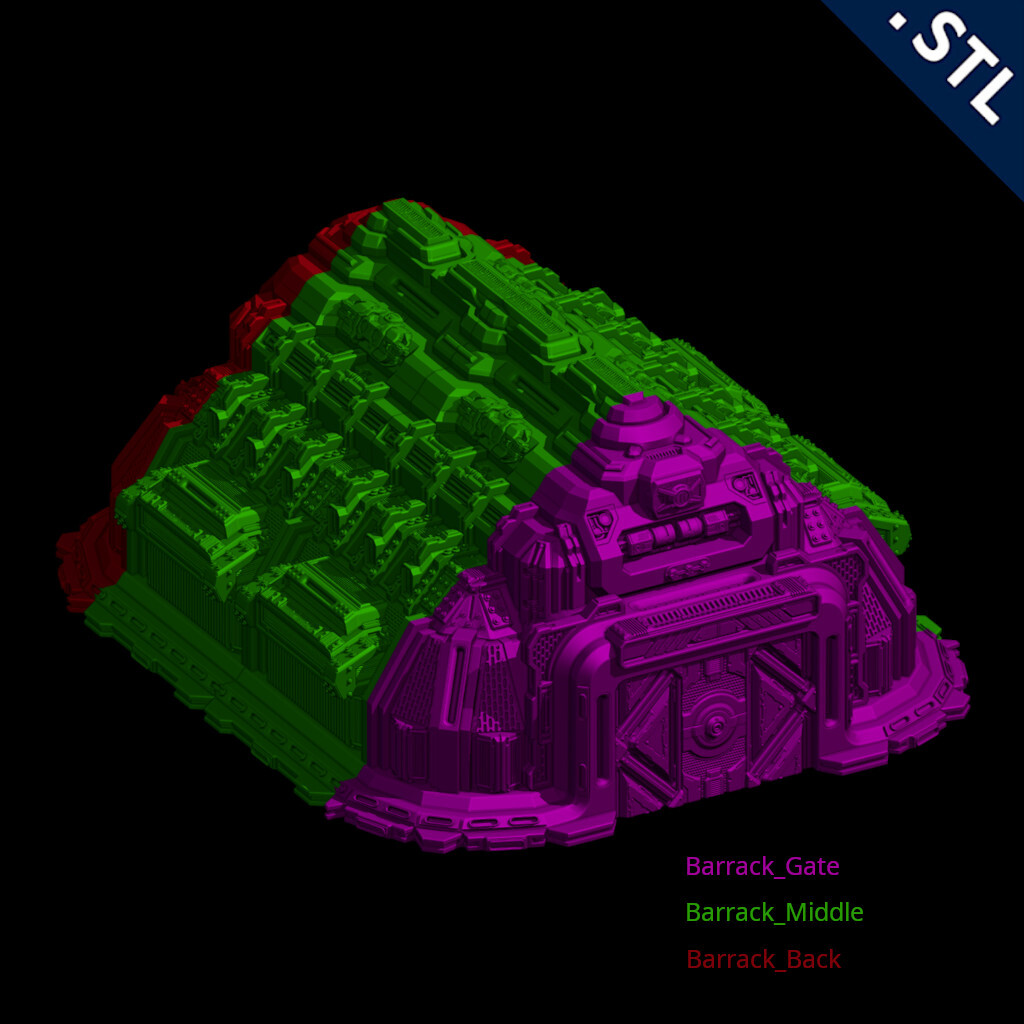TrigonumVR || Interactive 3D Graphics - Base Complex (Modular) 3D Printing